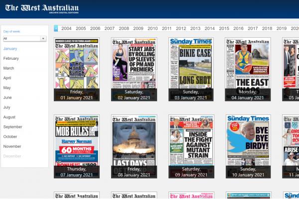 WA newspapers | State Library of Western Australia